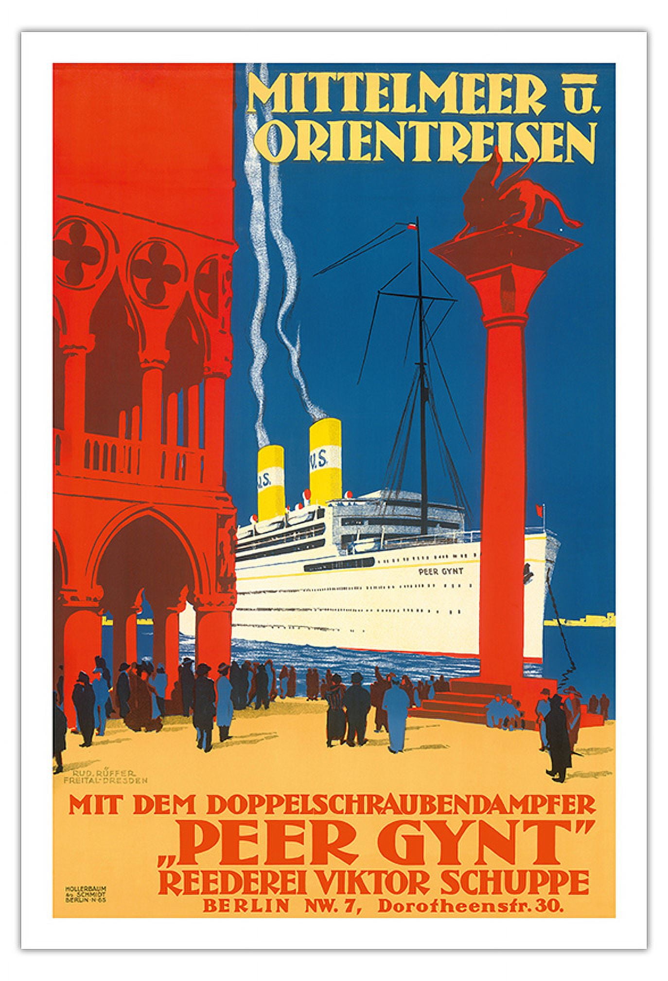 Mediterranean and Orient - Viktor Schuppe Shipping Co. - Cruises on ...