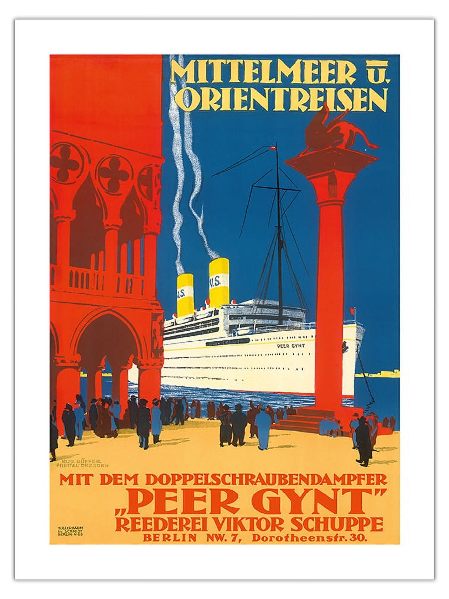 Mediterranean and Orient - Viktor Schuppe Shipping Co. - Cruises on ...