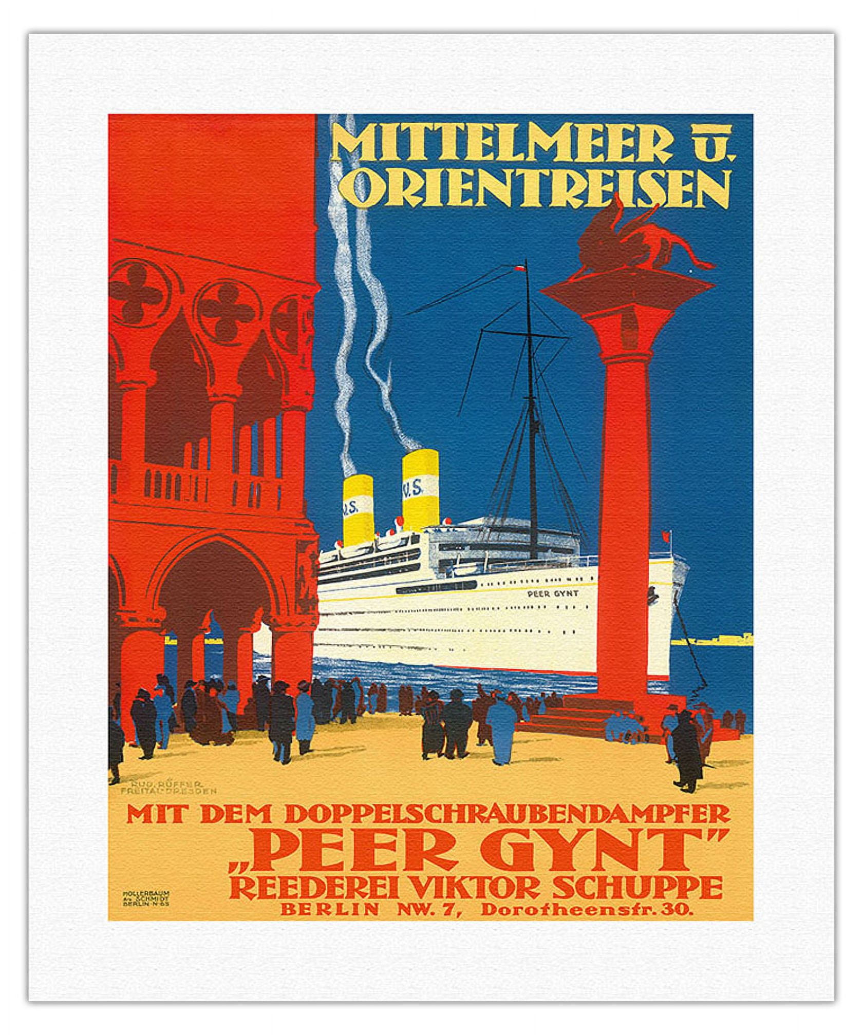 Mediterranean and Orient - Viktor Schuppe Shipping Co. - Cruises on ...