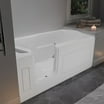 MediTub 30x60 Free Standing Walk-In Tub, Right Drain, White Whirlpool ...