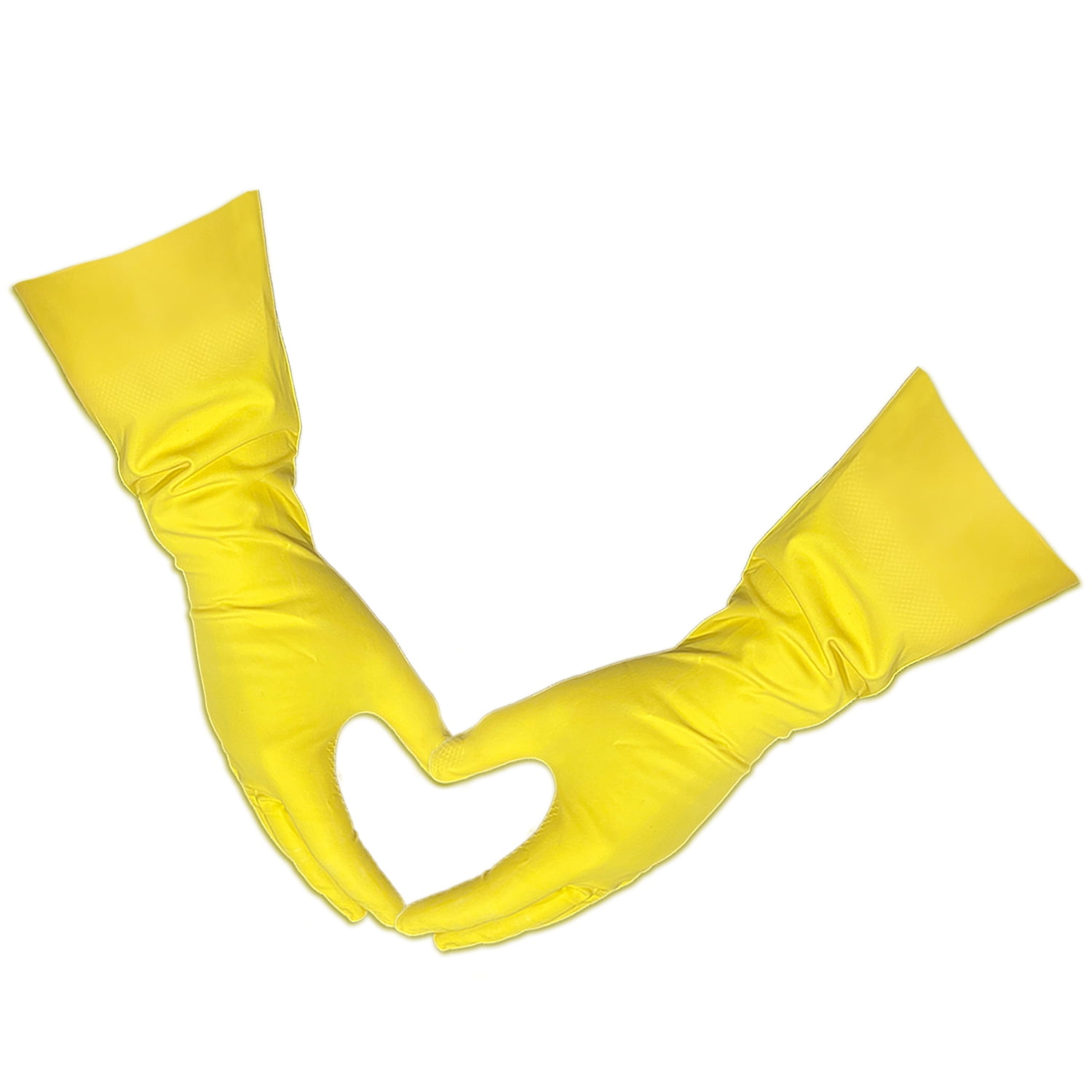 Gloves Legend Medium - 6 Pairs Yellow Nitrile Kitchen Cleaning ...