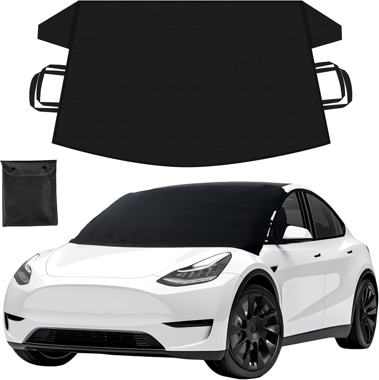 Medium 69x42 Inch Windshield Cover Heavy Duty 600D Oxford Universal for ...