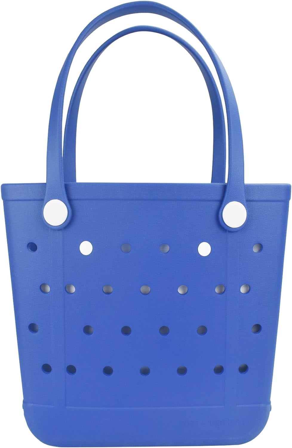 Medium Aqua Blue Rubber Waterproof Beach Tote Bag 14.5 "x 6" x 12.8 ...