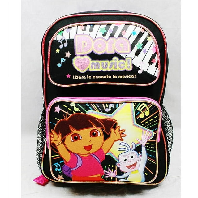 Dora the Explorer Medium Backpack - Love Music Bookbag, School Bag ...