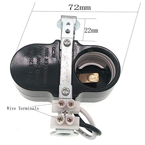 Medium Base E26 Double Light Fixture Socket,Phenolic Standard Base Twin ...