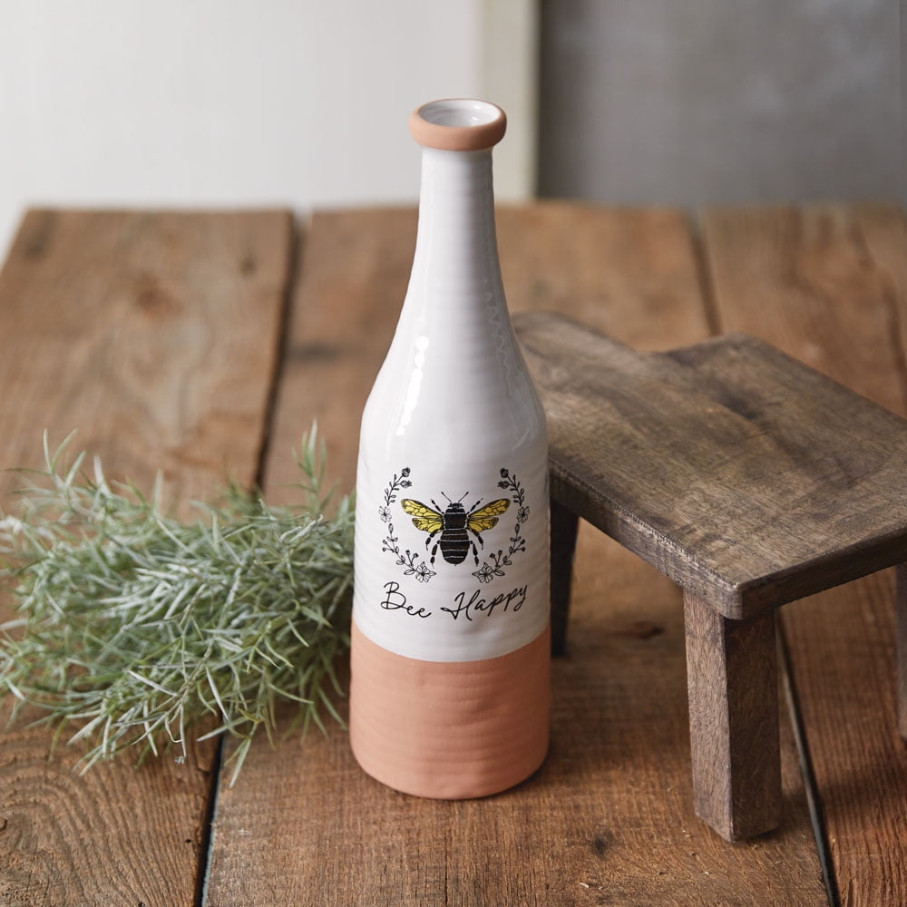 Medium Bee Happy Vase - Walmart.com