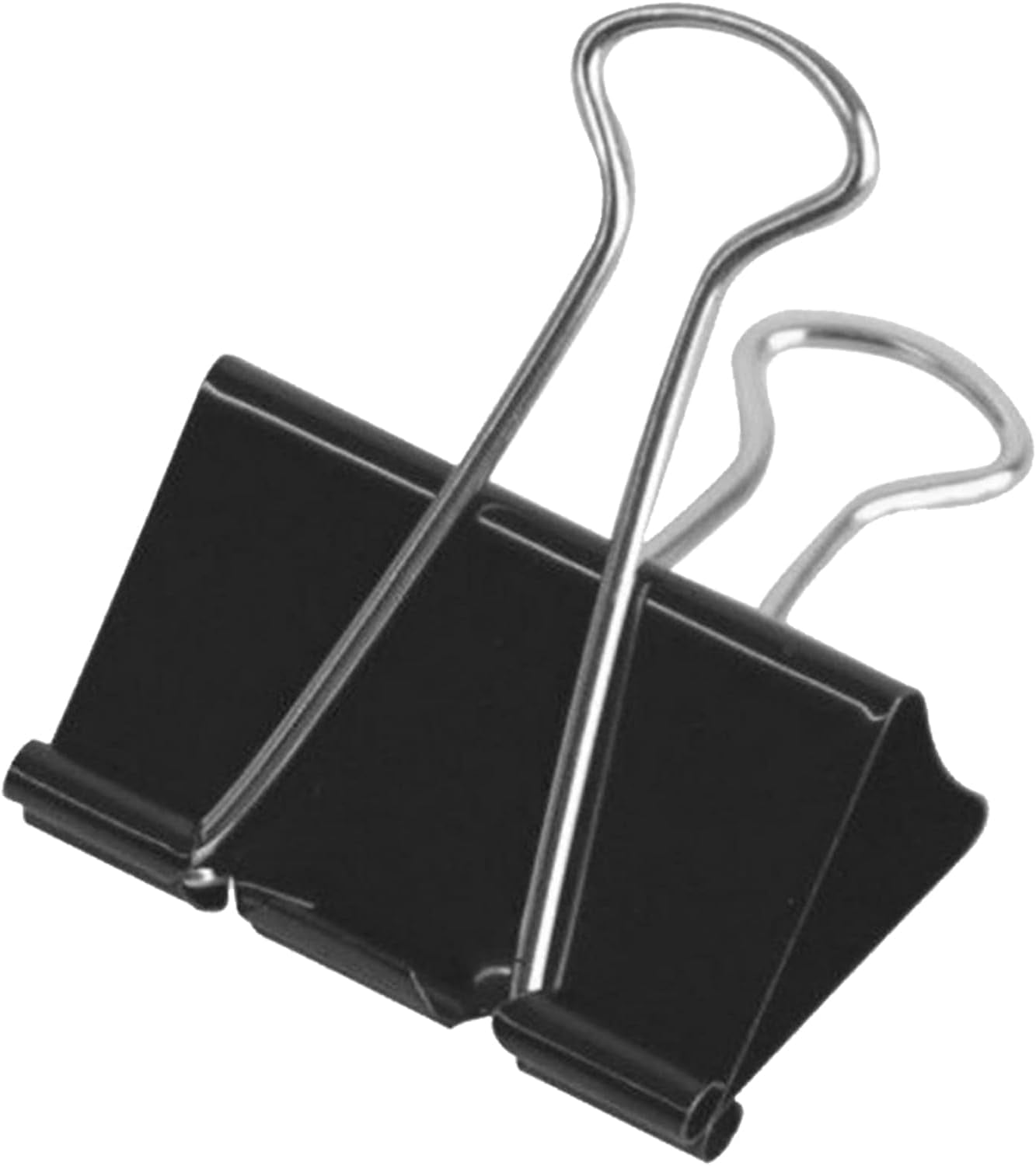 Medium Binder Clips and Paper Clips (40Pcs) 1.25 Inch,Black Metal ...