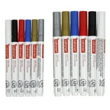 Medium & Broad Line + Basic & Metallic Combo Paint Pen Set by Craft ...