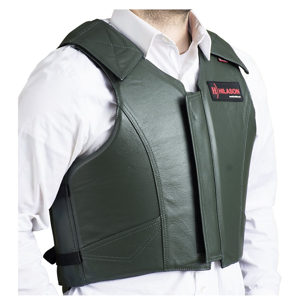 Medium Bull Riding Vest Med Hilason Bull Pro Rodeo Leathergear ...