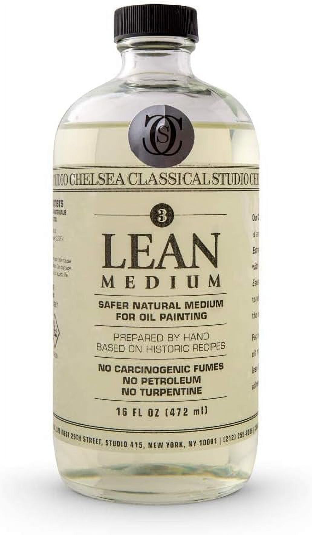 Medium Clarified Lavender Lean Medium - For Lean Painting Techniques Increasing Adhesion, Drying ...