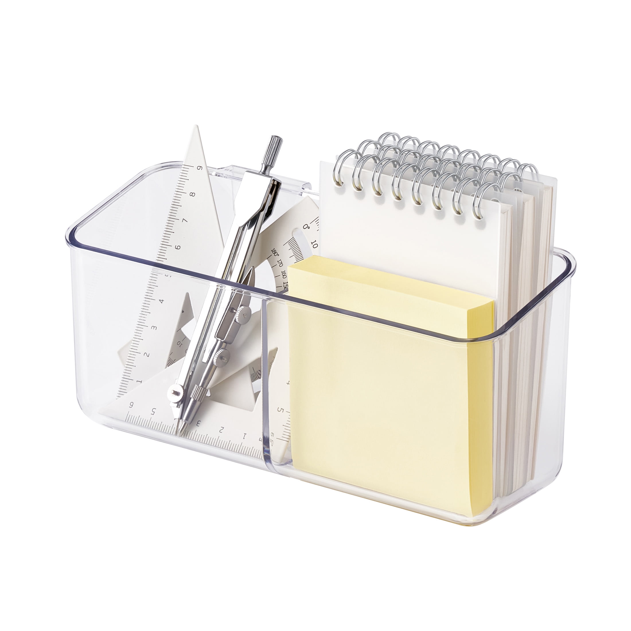 Medium Clear Hanging Organizer Bin by Simply Tidy - Clip-On Storage for ...