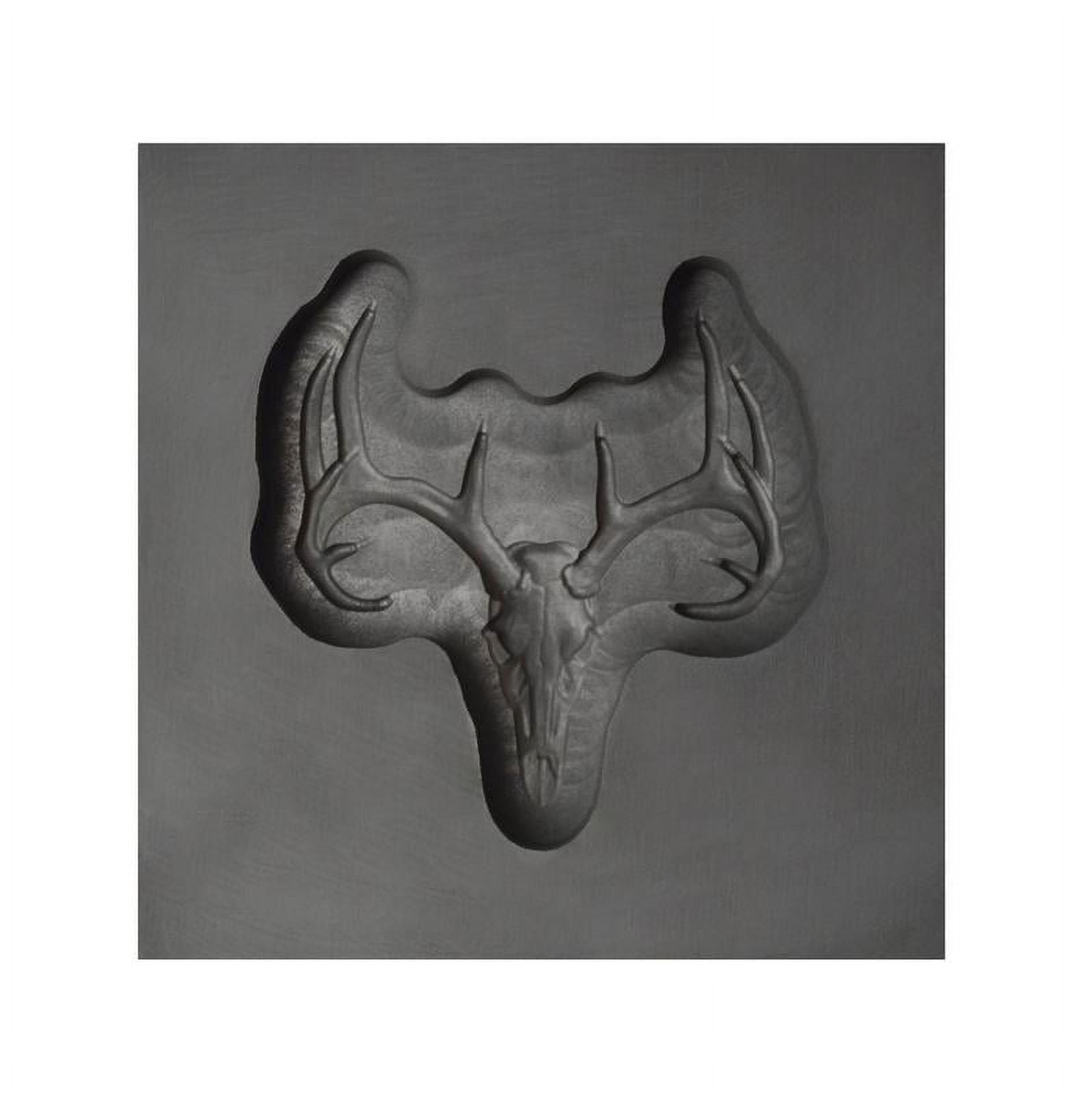 Medium Deer Skull 3D Graphite Ingot Mold 50 MM x 50 MM x 13 MM Metal ...