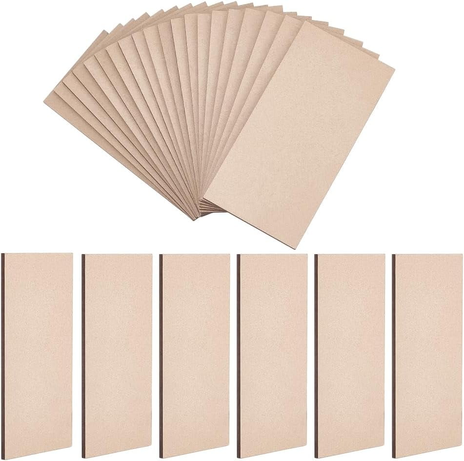 Medium Density Fiberboard (MDF) Sheet for DIY Miniatures Model Display ...