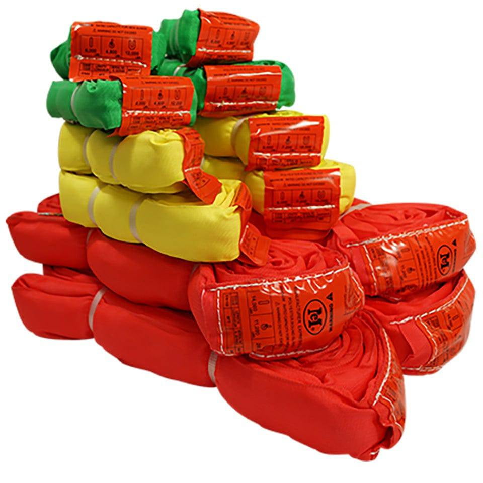 Medium Duty Kit / 12 Polyester Lift Endless Round Slings - Walmart.com