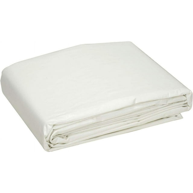 Medium Duty Tarp, 10'W x 10'L, 6 oz., White - Walmart.com