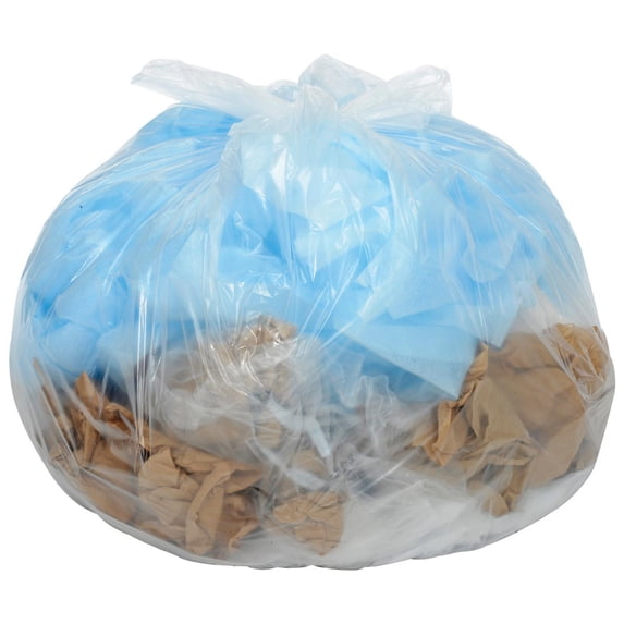 Medium Duty Trash Bags, 55 Gallon, 0.75 Mil, 100/Case - Walmart.com