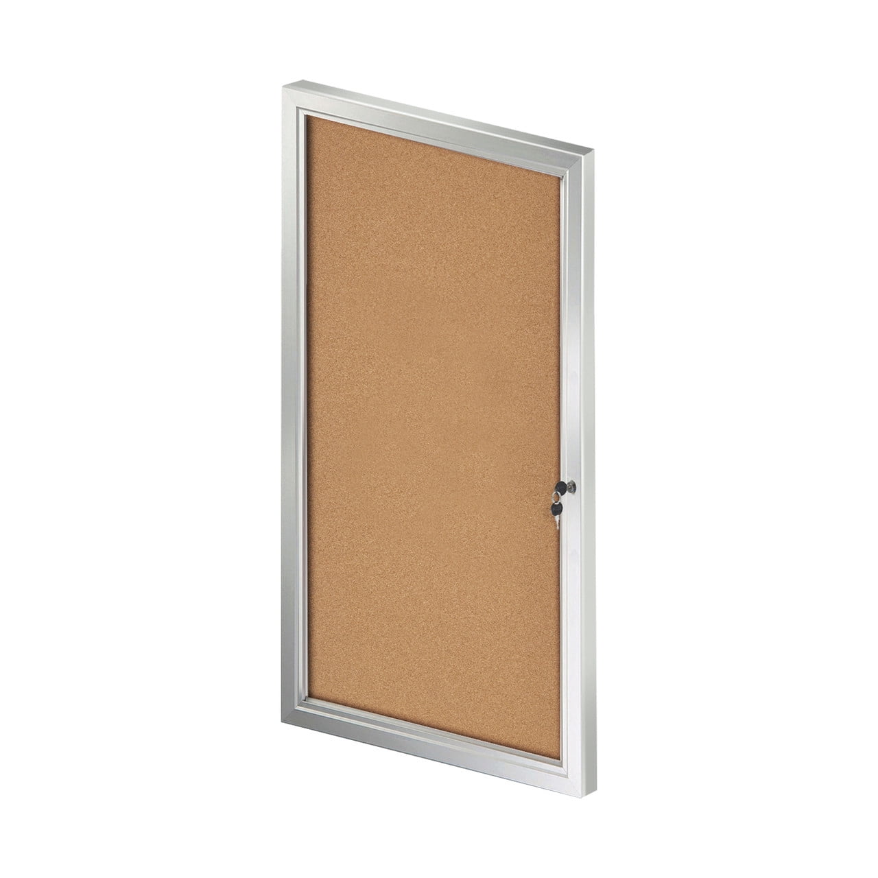 Medium Enclosed Cork Bulletin Board w/ Lock & Key - Walmart.com