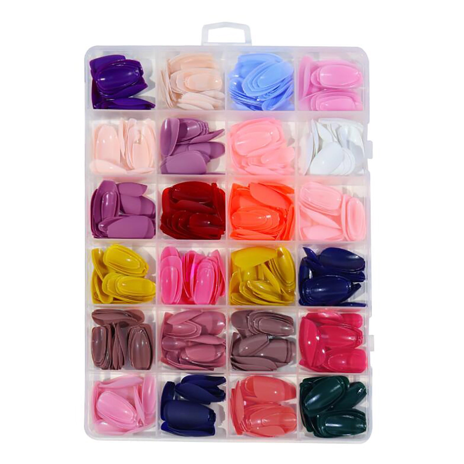 Medium False Nails, False Nails, Pasted On The Nails Of Women And Girls ...