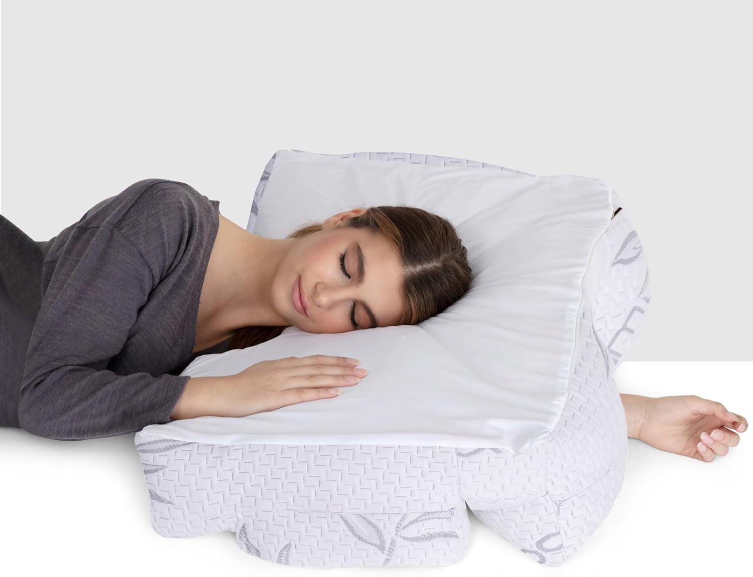 Medium Firm High Densiy Suppor. Arm Hole Slos for Cervical, Shoulder ...