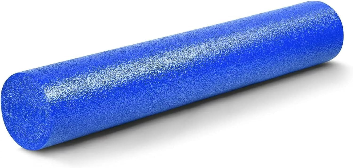 Medium Firm Round PE Foam Roller for Pilates, Yoga, Stretching, Balance ...