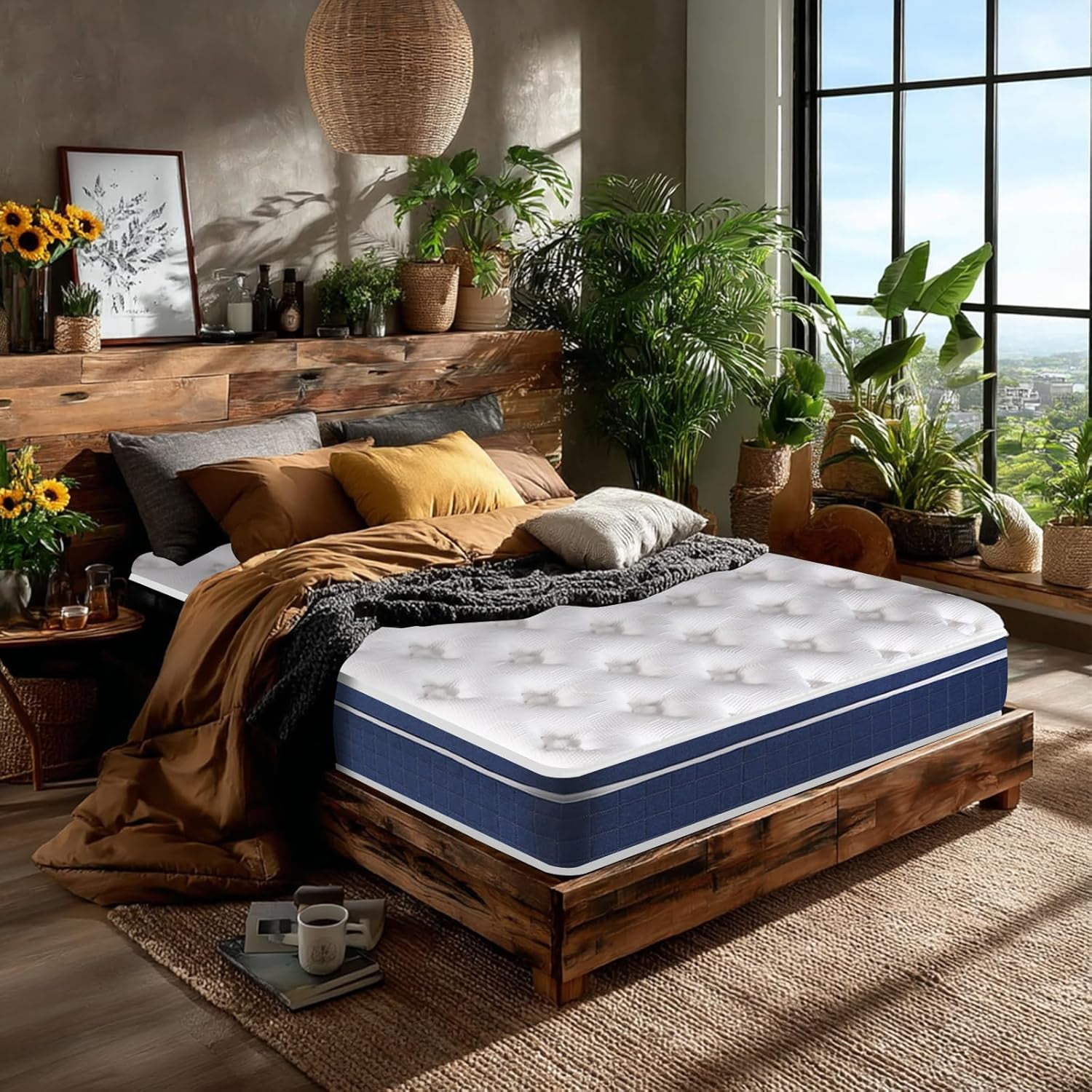 Medium Firm Twin Size Mattress 10 Inch Hundreds Individually Wrapped ...