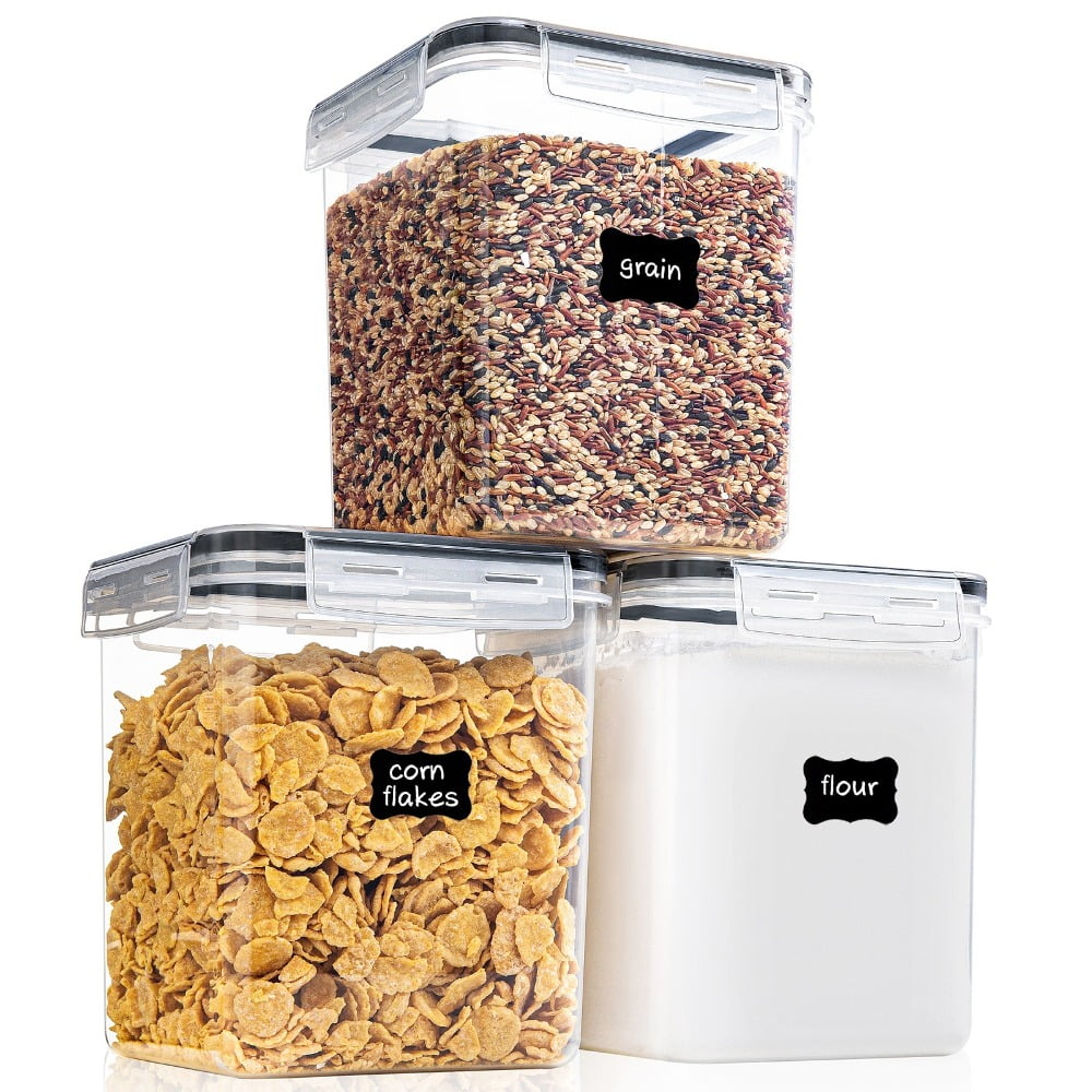 Medium Food Storage Containers with Lids Airtight 2.5L /84.5Oz, for ...