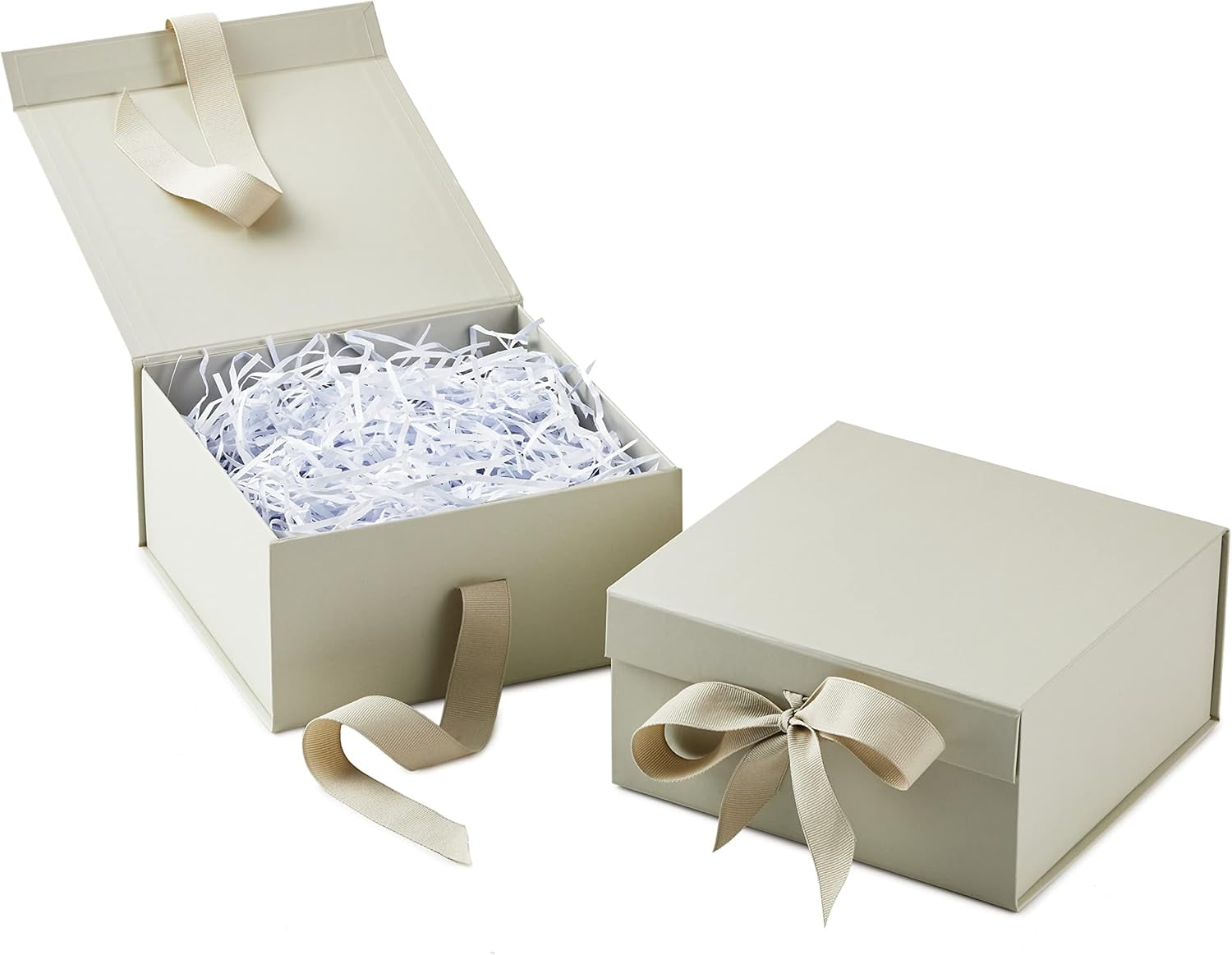 Medium Gift Boxes with Bow and Shredded Paper Fill, Pack of for ...