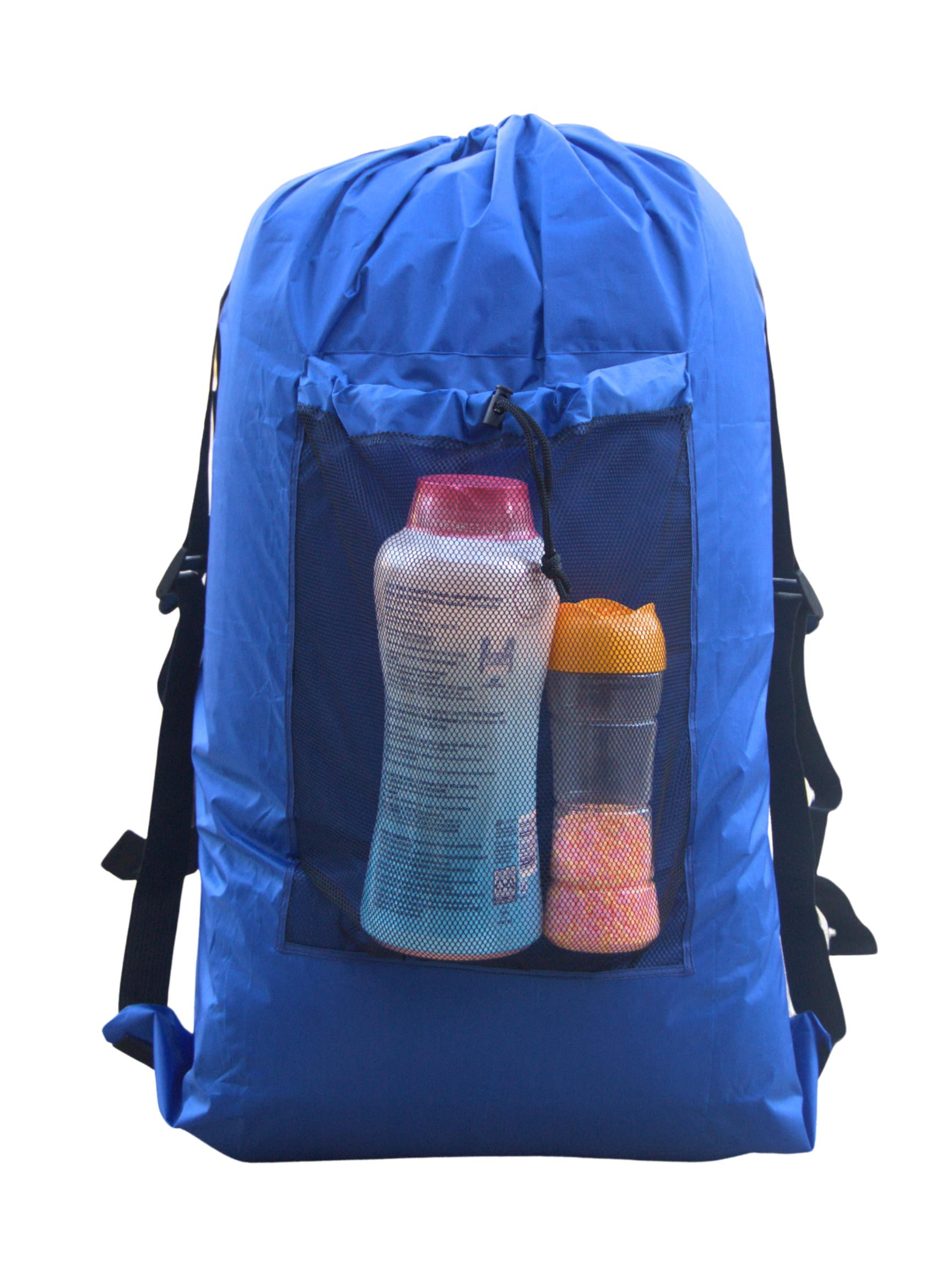 Medium Heavy Duty Laundry Bag Backpack, Moving Bag, Storage Bag, Travel ...
