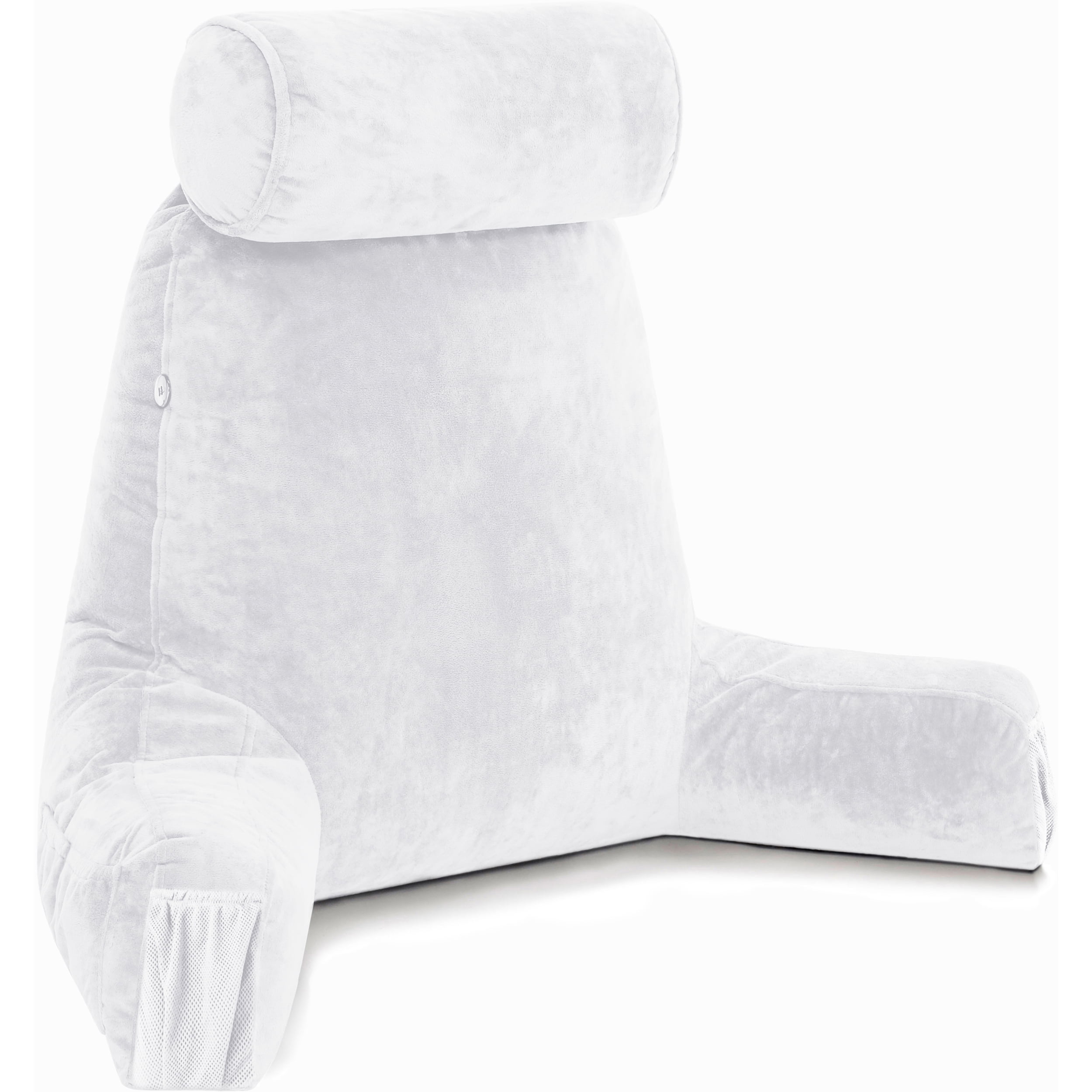 Medium Husband Pillow White, Backrest for Kids, Teens, Petite Adults ...