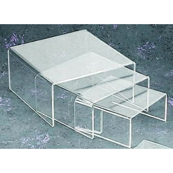 Medium Low Profile Riser 3pcs Set in Clear Acrylic by Tripar - Walmart.com