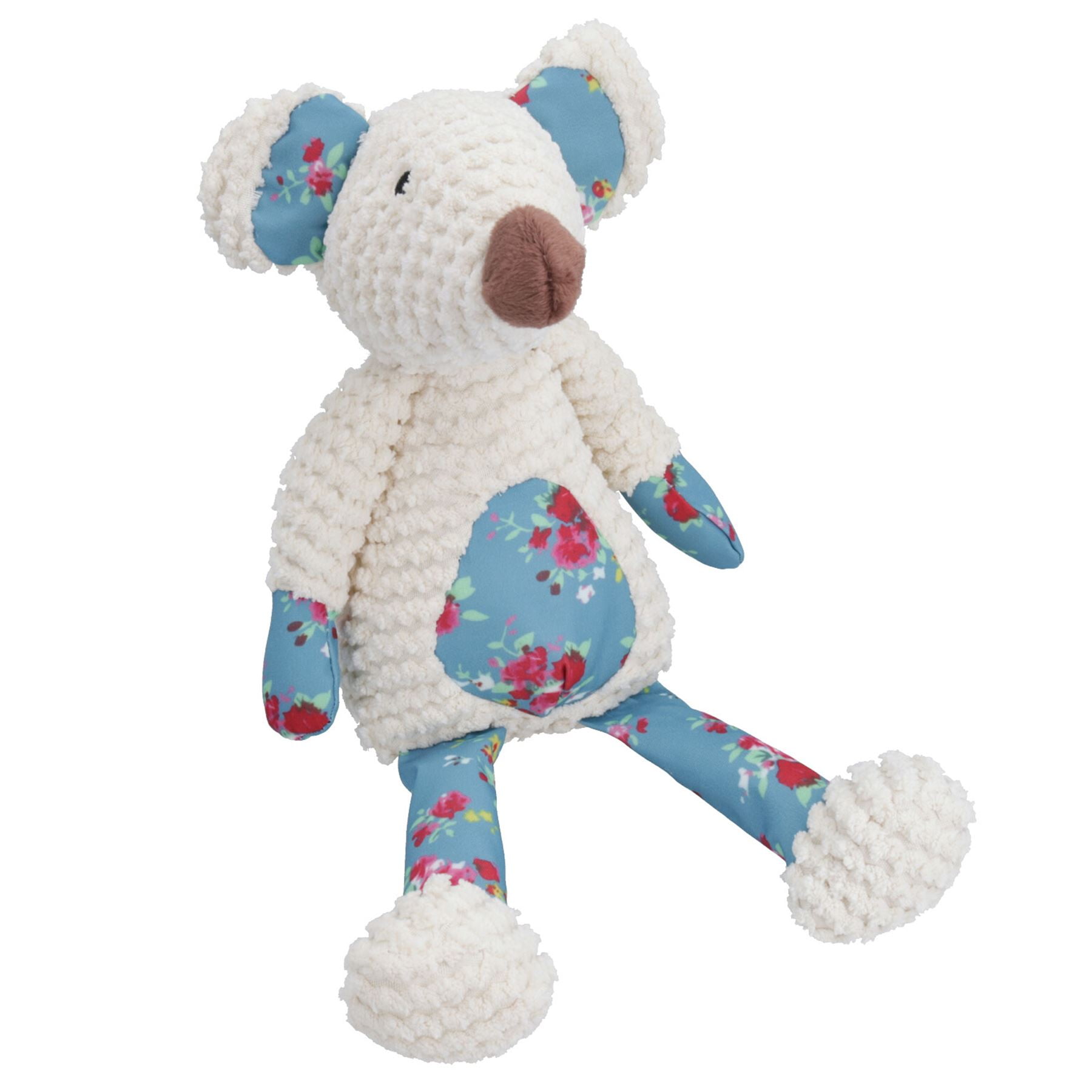 Medium Maisie Mouse Dog Puppy Toy Comfort Squeaky Plush Beige Soft Play ...