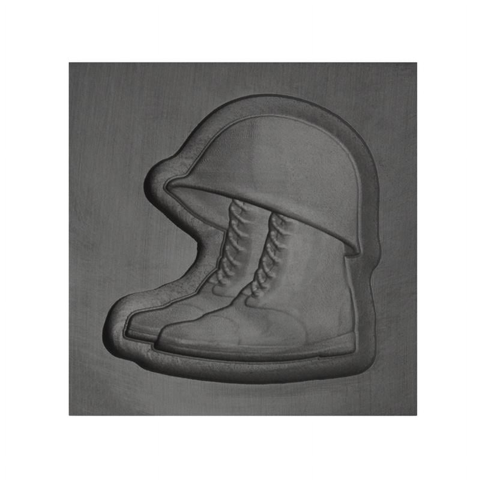 Medium Military Helmet and Boots 3D Graphite Ingot Mold 50 MM x 50 MM ...