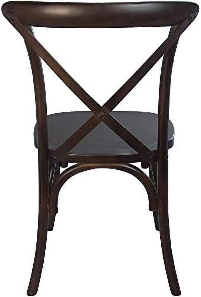 Medium Natural with White Grain X-Back Chair - Walmart.com