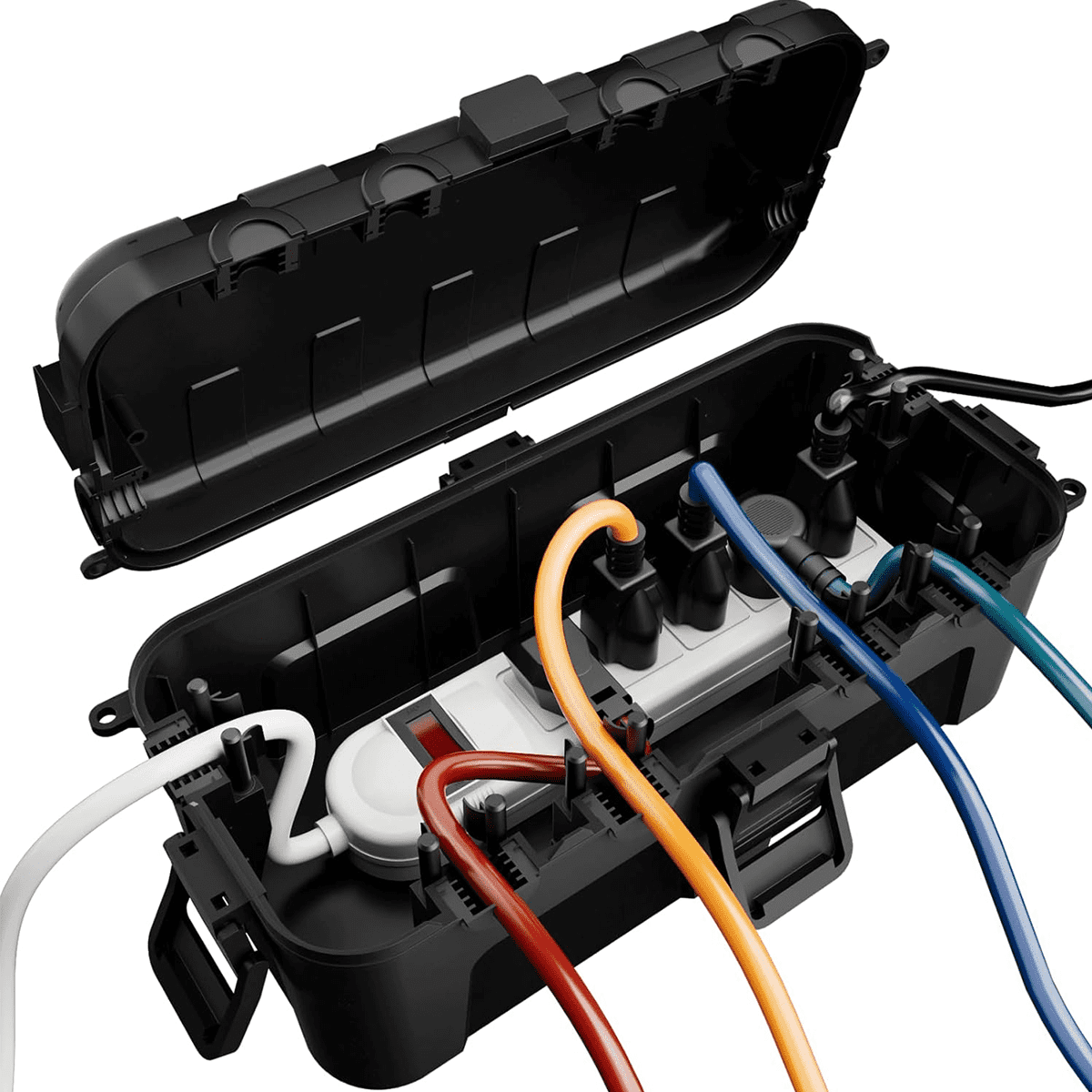 Medium Outdoor Electrical Box (11.5x5.2x4 inch) IP54 Waterproof ...