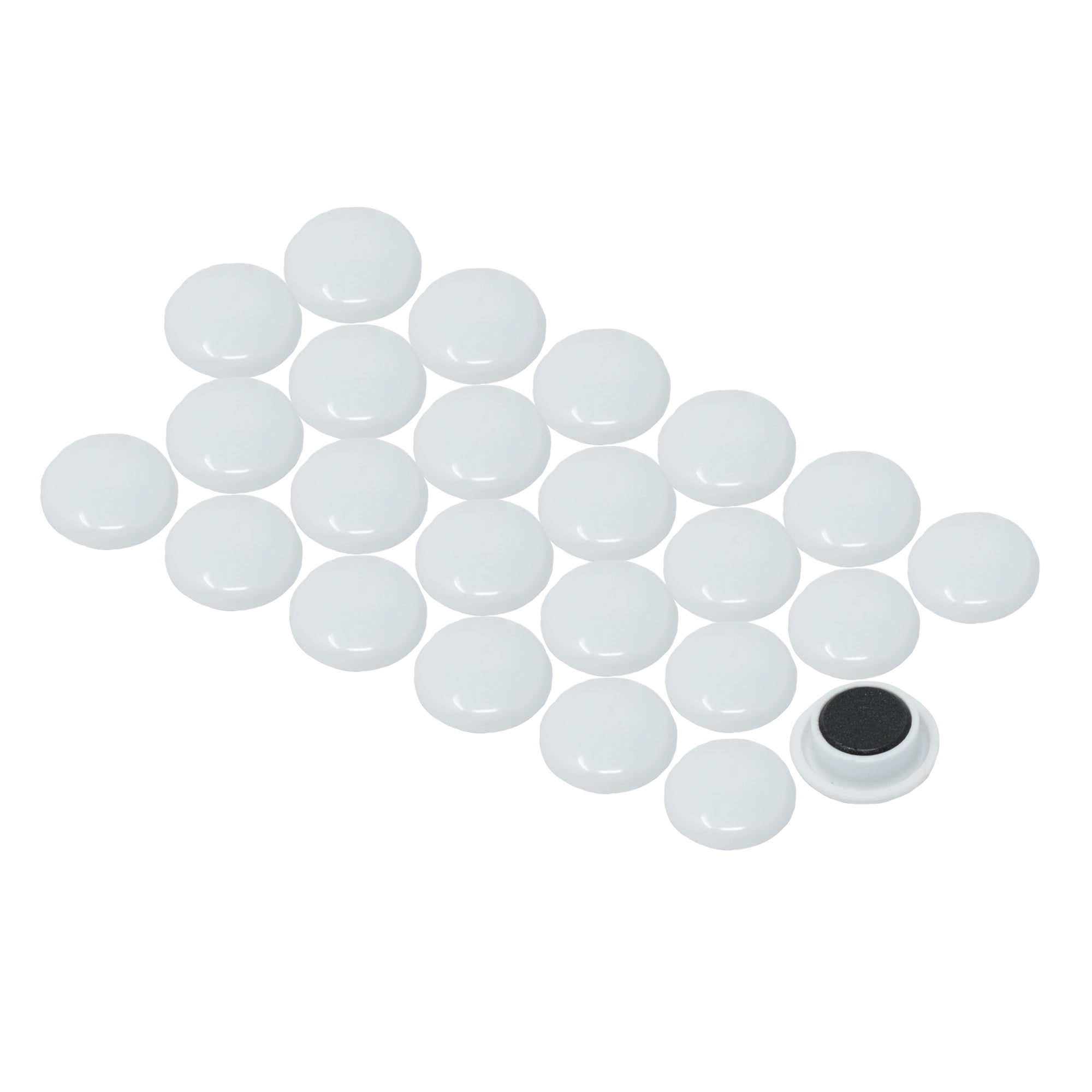 Medium Planning & Notice Board Magnets - White (Pack of 12) - Walmart.com