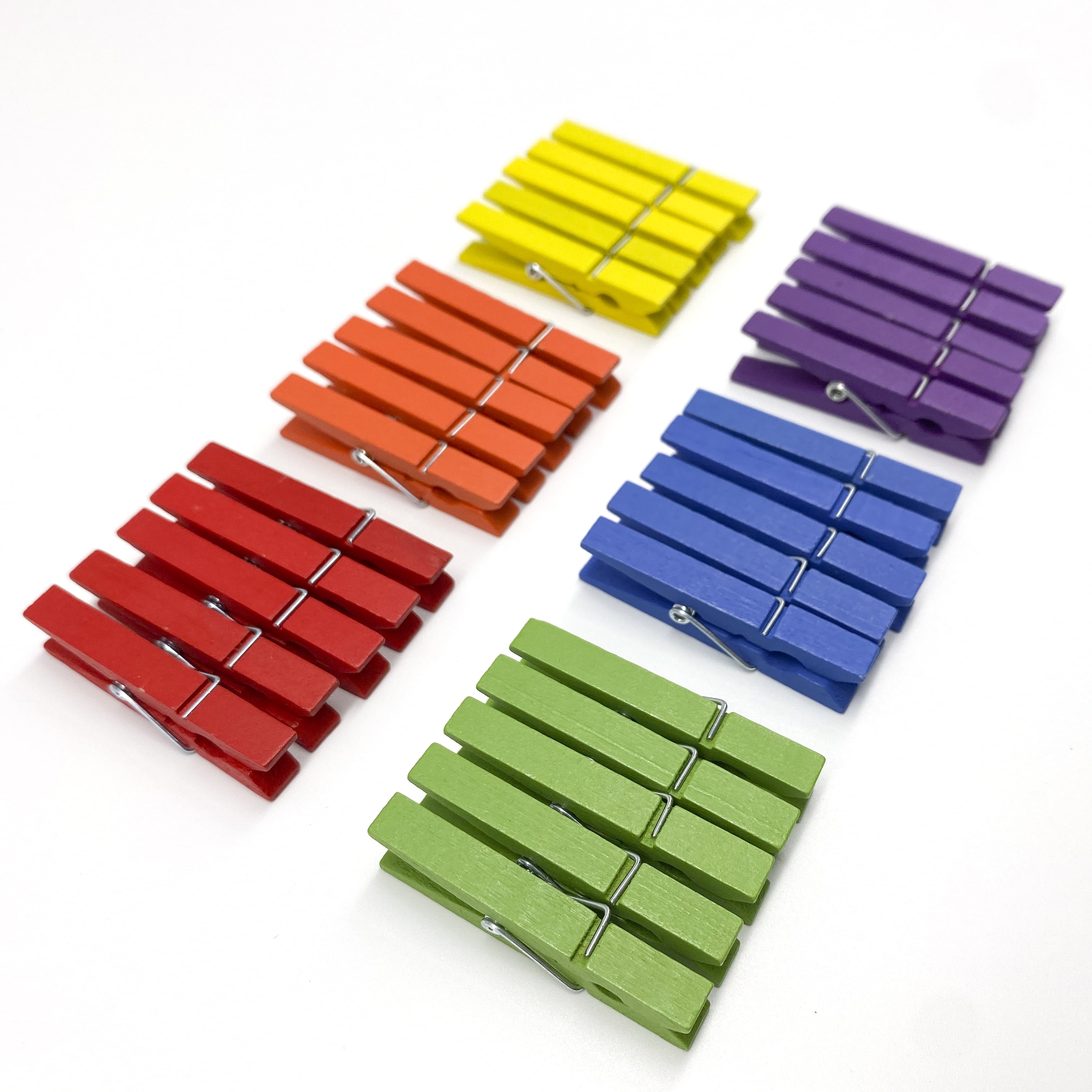 Medium Primary Clothespins by Recollections - Versatile Mini Clips for ...