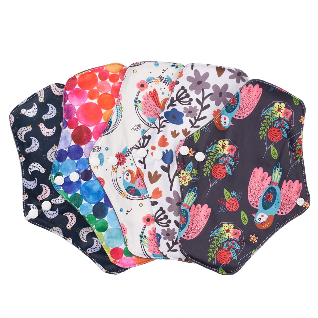 Medium Reusable Menstrual Pads,Breathable Mesh Surface Cloth Pads,10.23 ...