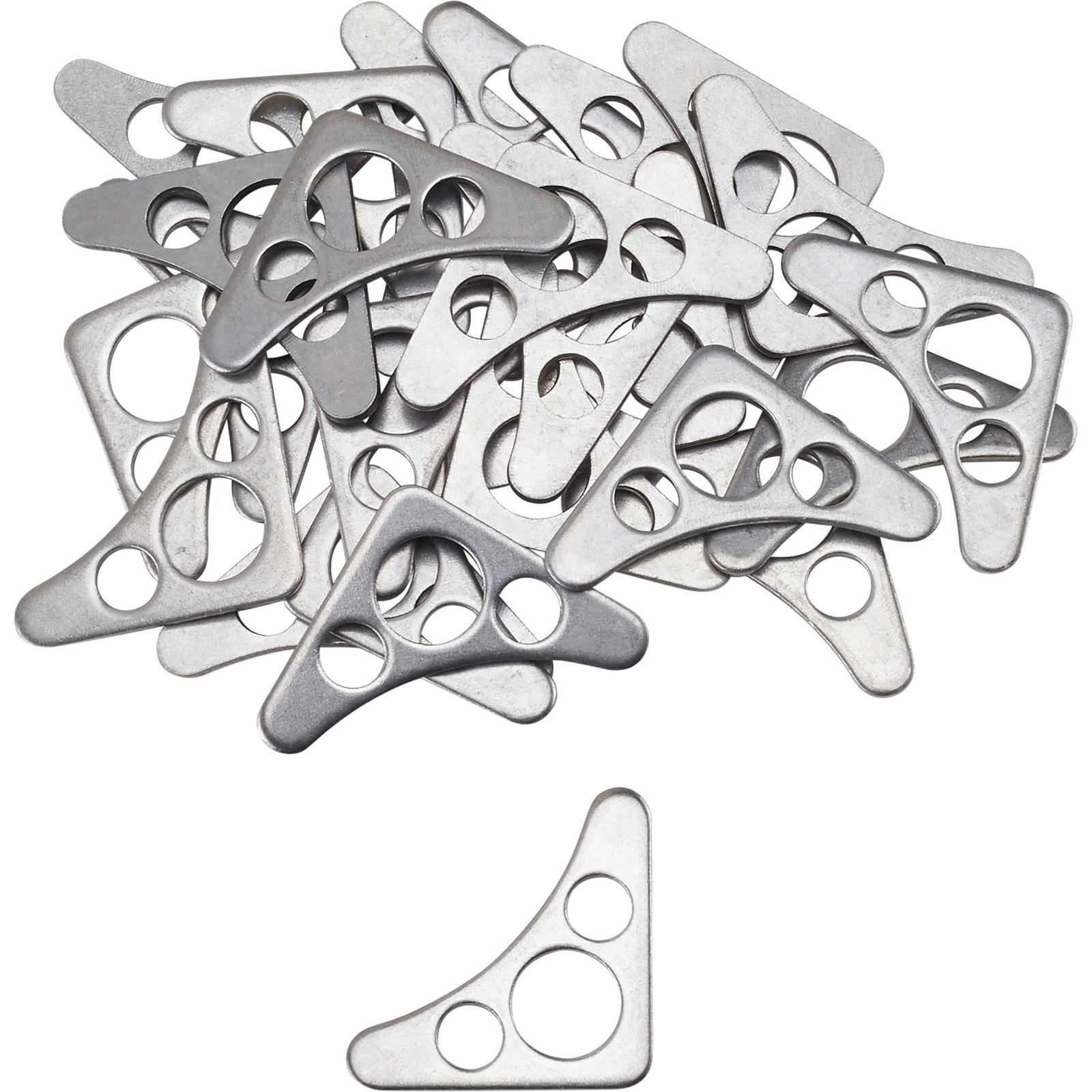 Medium Roll Cage Chassis Bar Steel Weld Gusset Plates with Holes, 1-3/4 ...