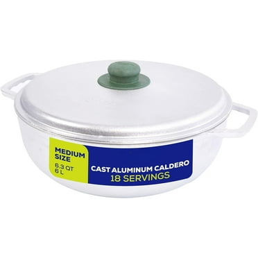 Alpine Cuisine Caldero Stock Pot Set (2/3.5/7/13 Quart), Heavy-Duty ...