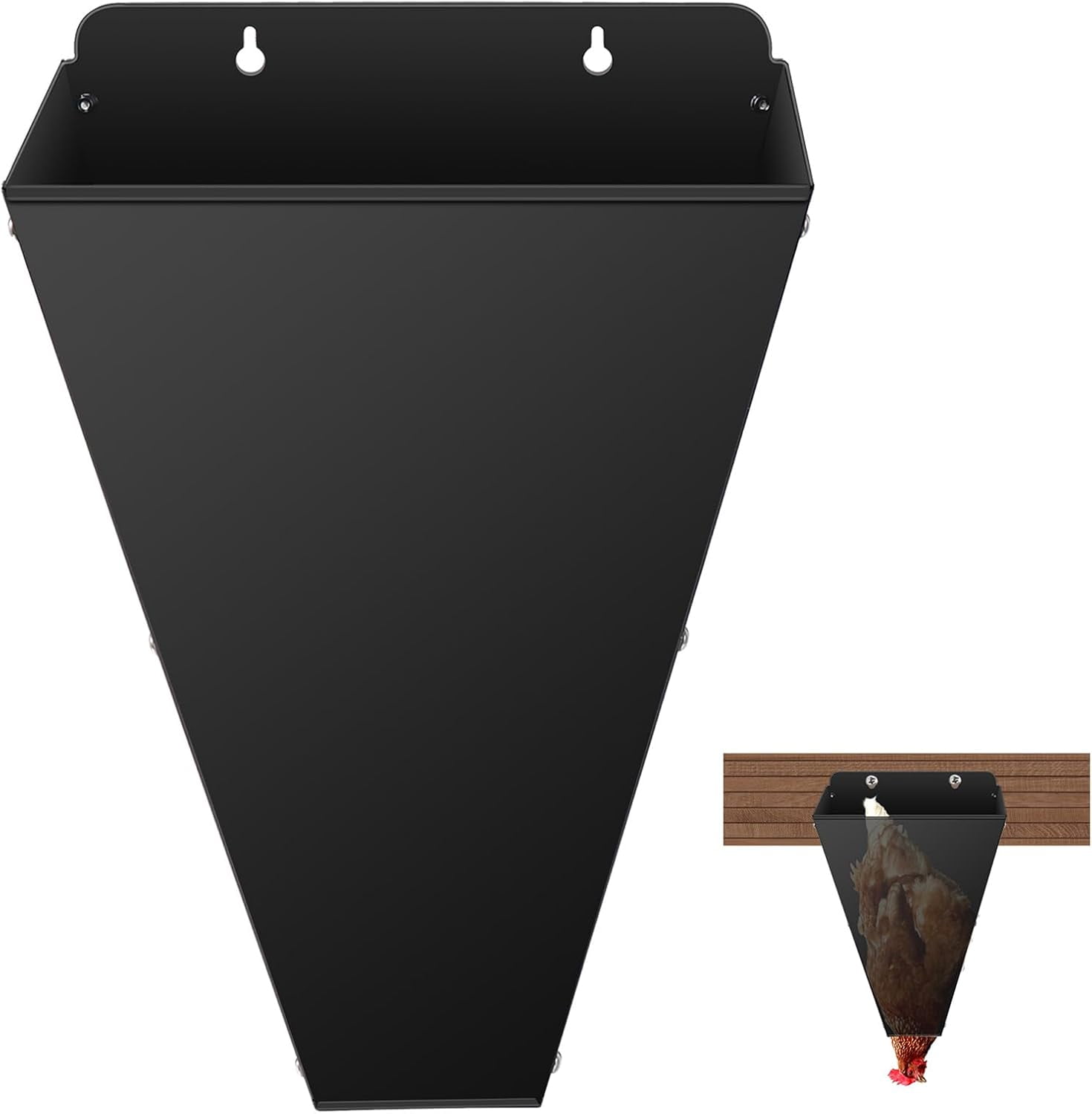 Medium Size Chicken Cone, Heavy-Duty Steel Poultry Restraining Cones ...