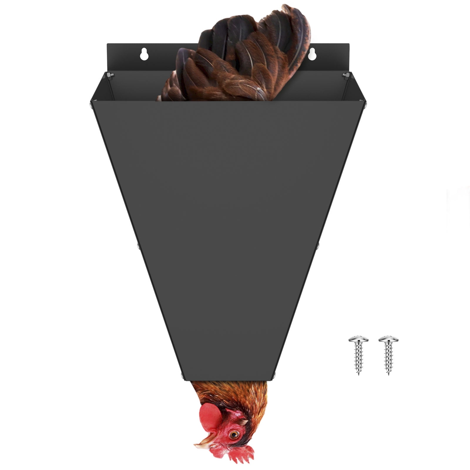 Medium Size Chicken Cone, Heavy-Duty Steel Poultry Restraining Cones ...