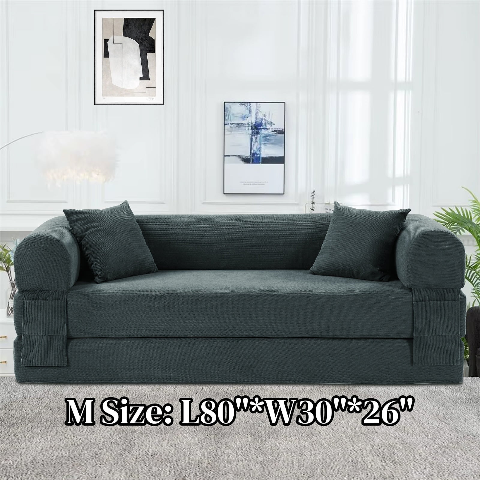 Medium Size Dgay Light luxury sit/lie convertible compression sofa bed ...