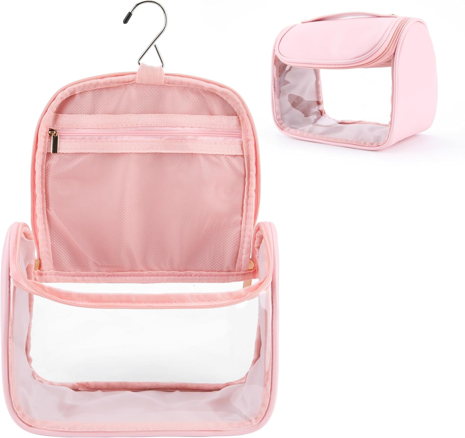 Medium Size Transparent Travel Toiletry Bag Unisex Christmas , Portable ...