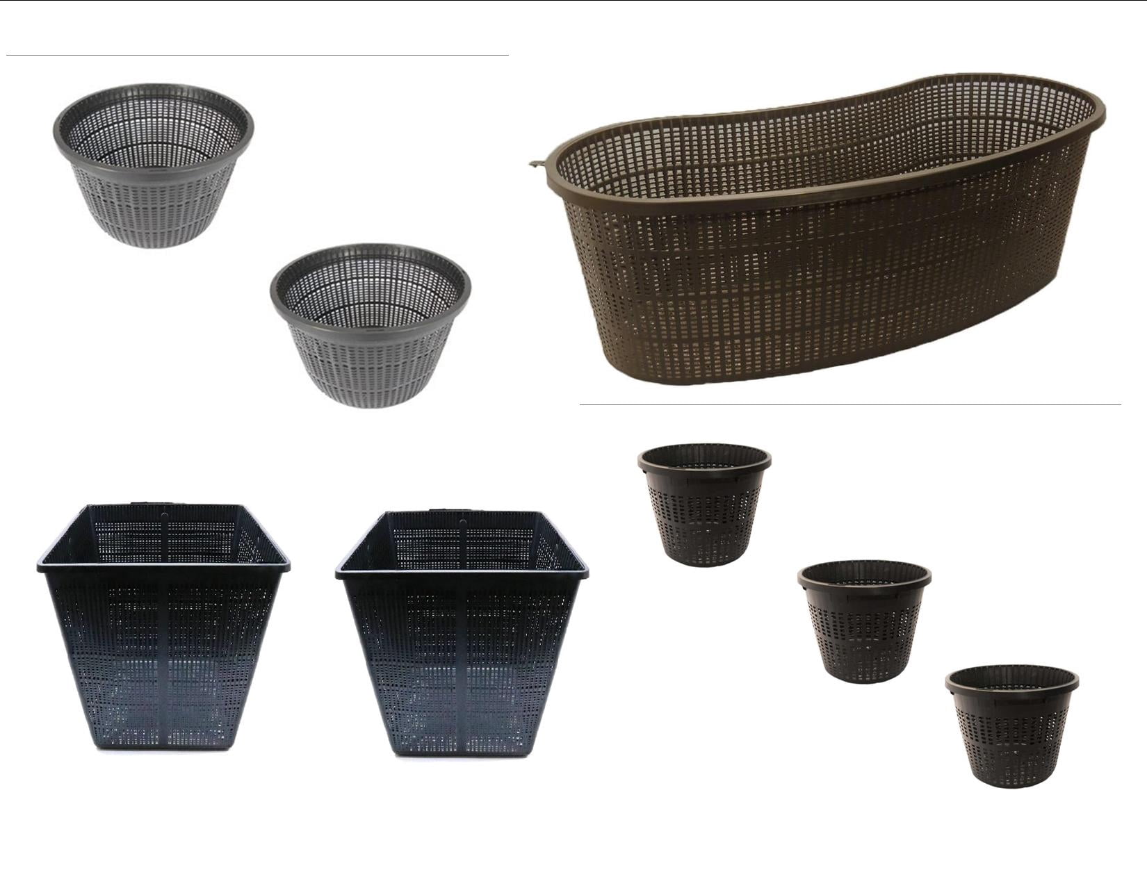 Pondh2o Medium Plastic Mesh Pond Planting Baskets, 8 Durable Aquatic ...