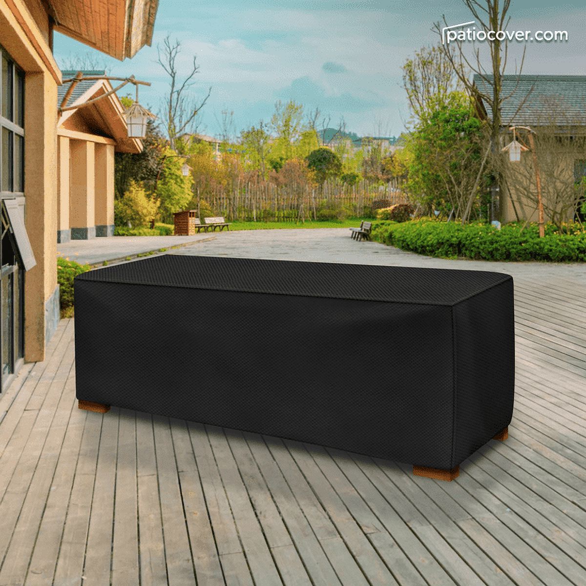 Medium Slim Outdoor Ottoman or Coffee Table Cover - Outdoor Square ...