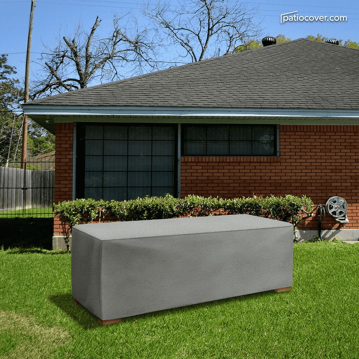 Medium Slim Outdoor Ottoman or Coffee Table Cover - Outdoor Square ...