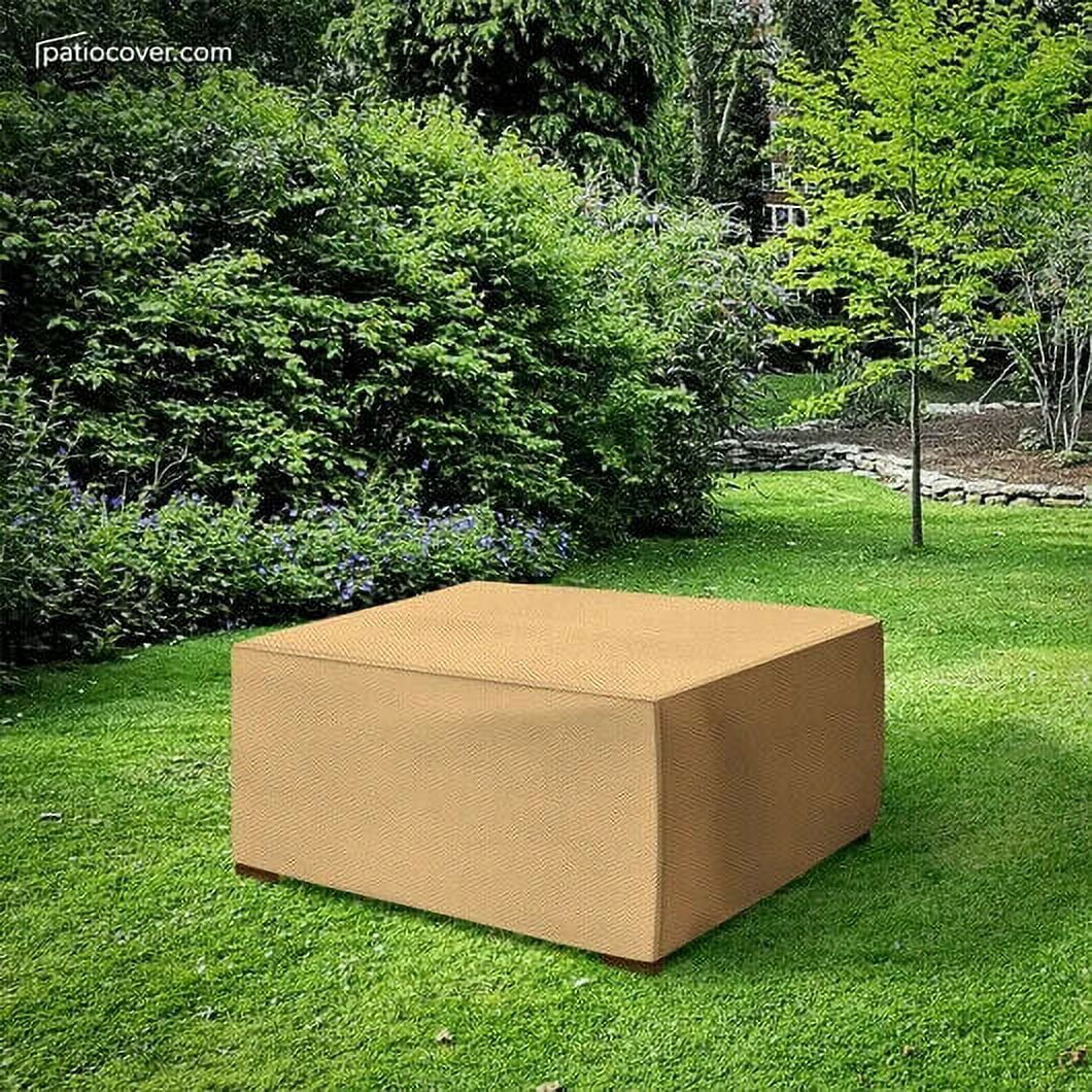 Medium Square Outdoor Side Table or Ottoman Cover - Outdoor Square ...