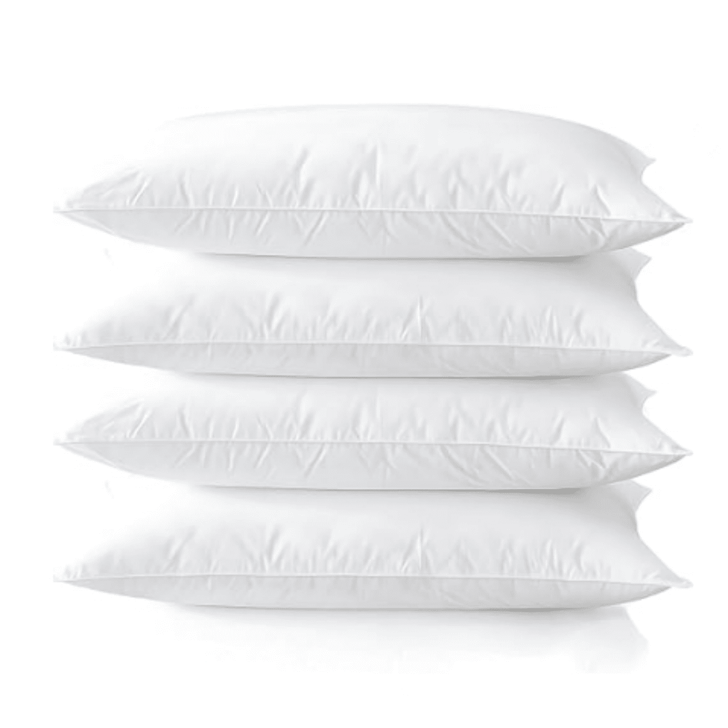 Medium Support Bed Pillows Standard Size Set of 4 Pack for 20"x26 ...