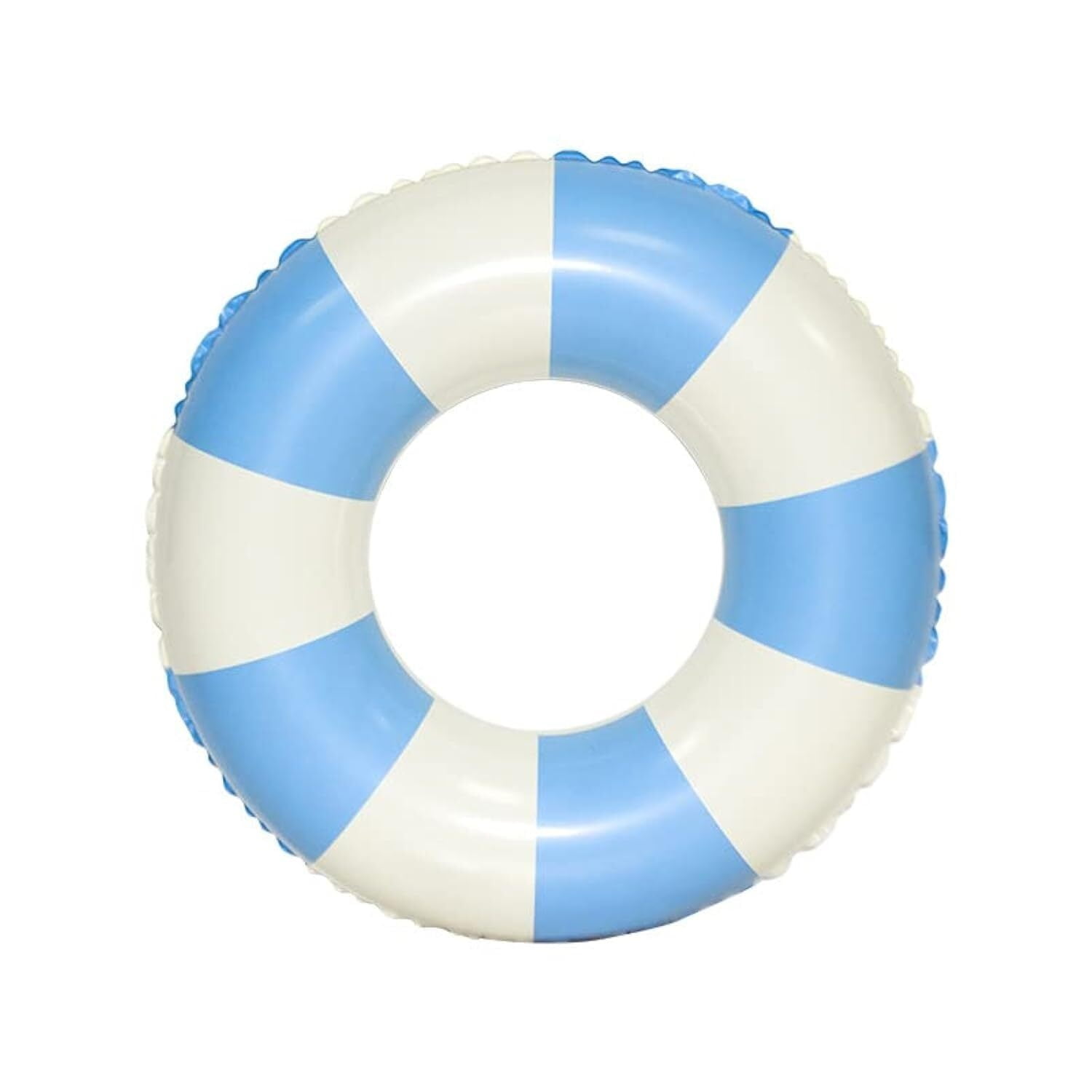 Medium Swim Ring for Kids Adults,25 Inch Classic Striped Pool Inner ...