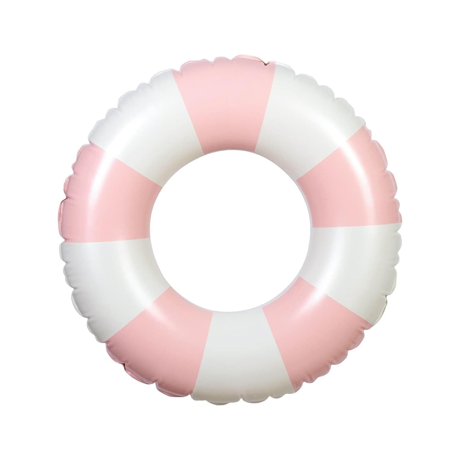 Medium Swim Ring for Kids Adults,25 Inch Classic Striped Pool Inner ...